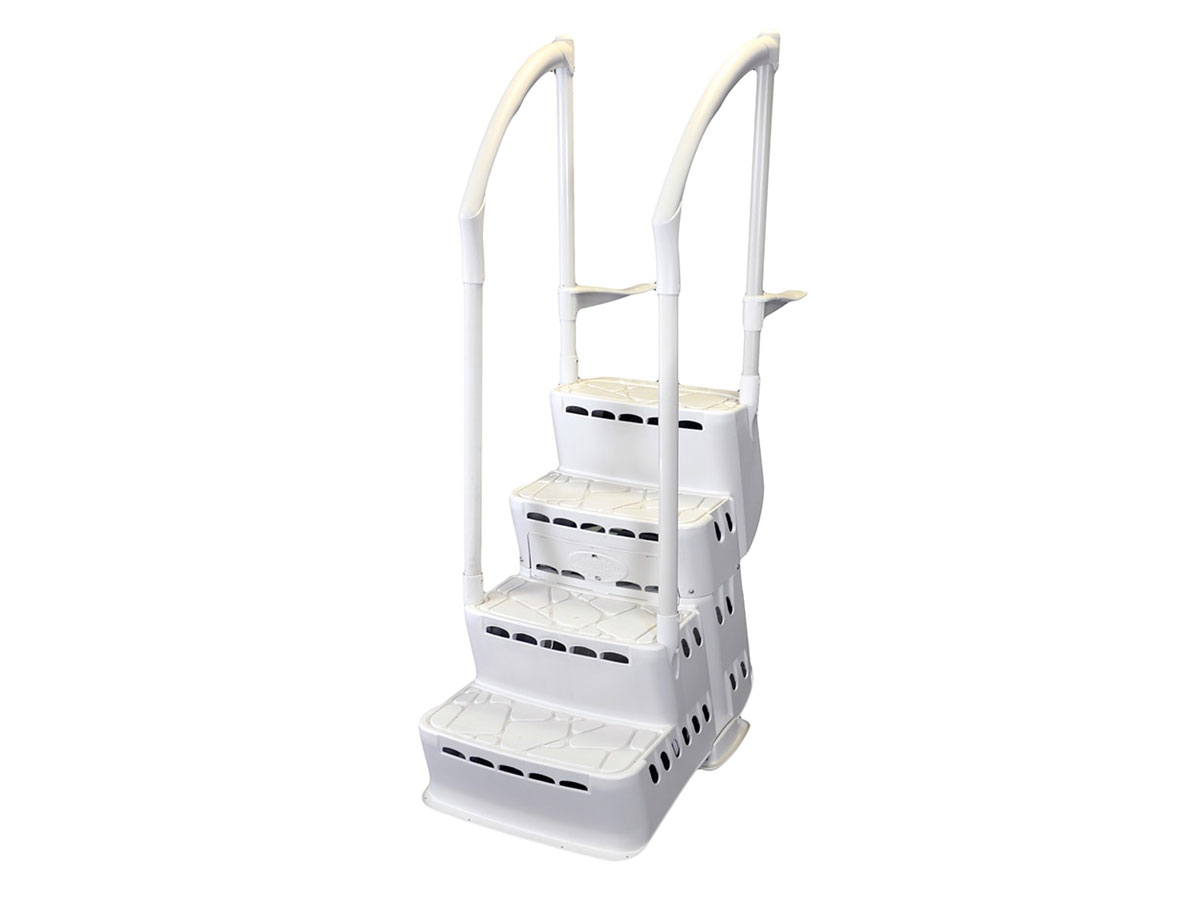 Biltmore Ladder with Deck Attachments - PoolWurx