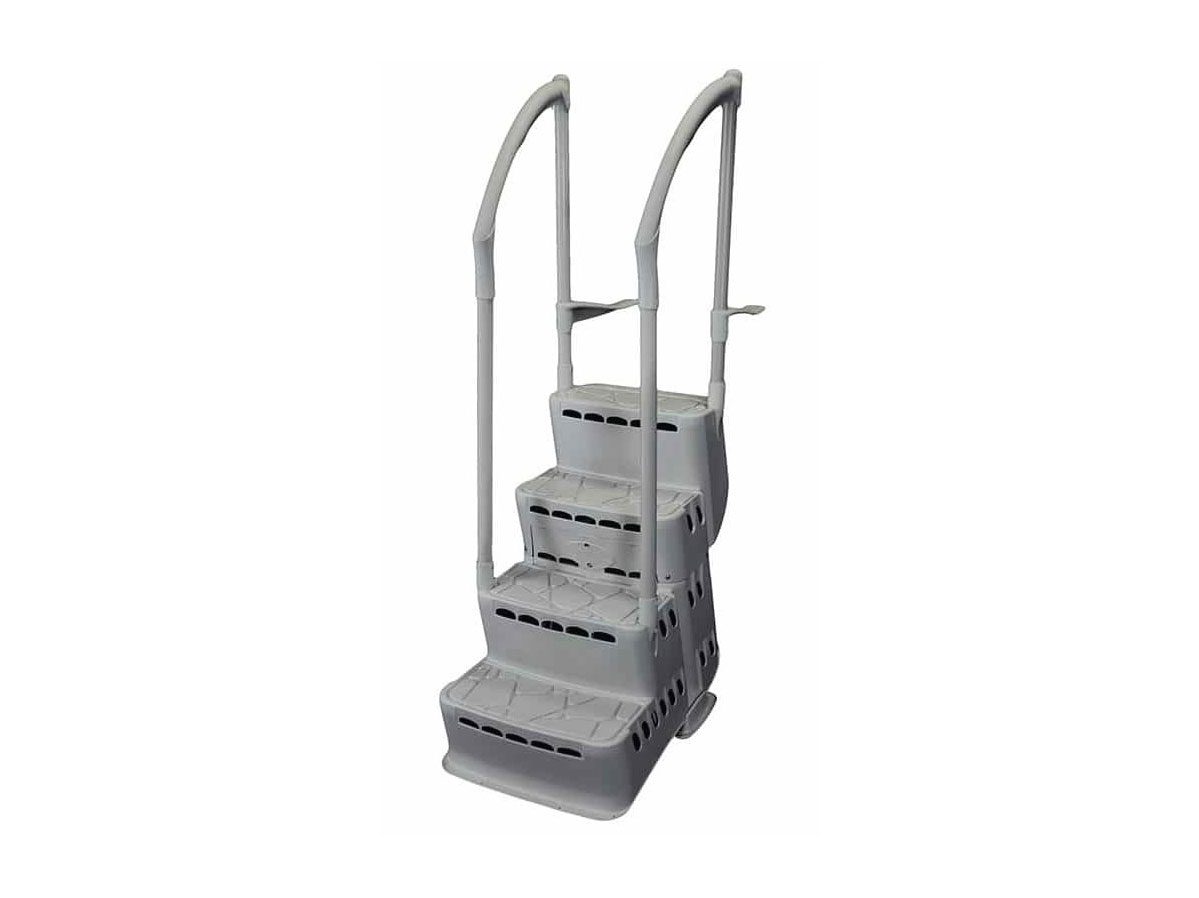 Biltmore Ladder with Deck Attachments - PoolWurx
